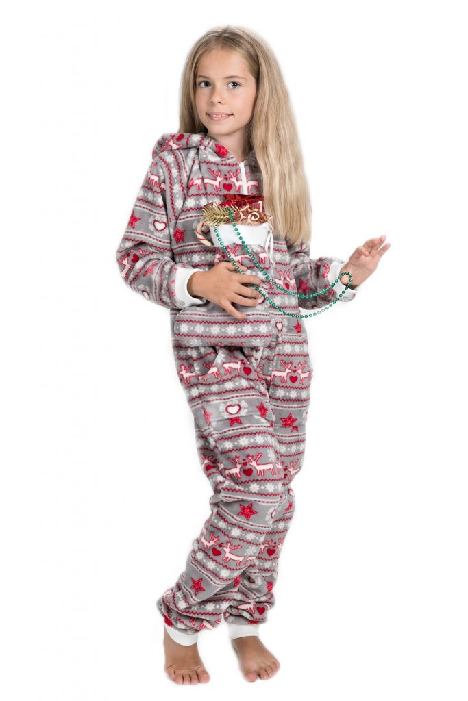Christmas Dream Go-Jamz Kidz: Non-Footed Fleece Jumpsuit - Kajamaz