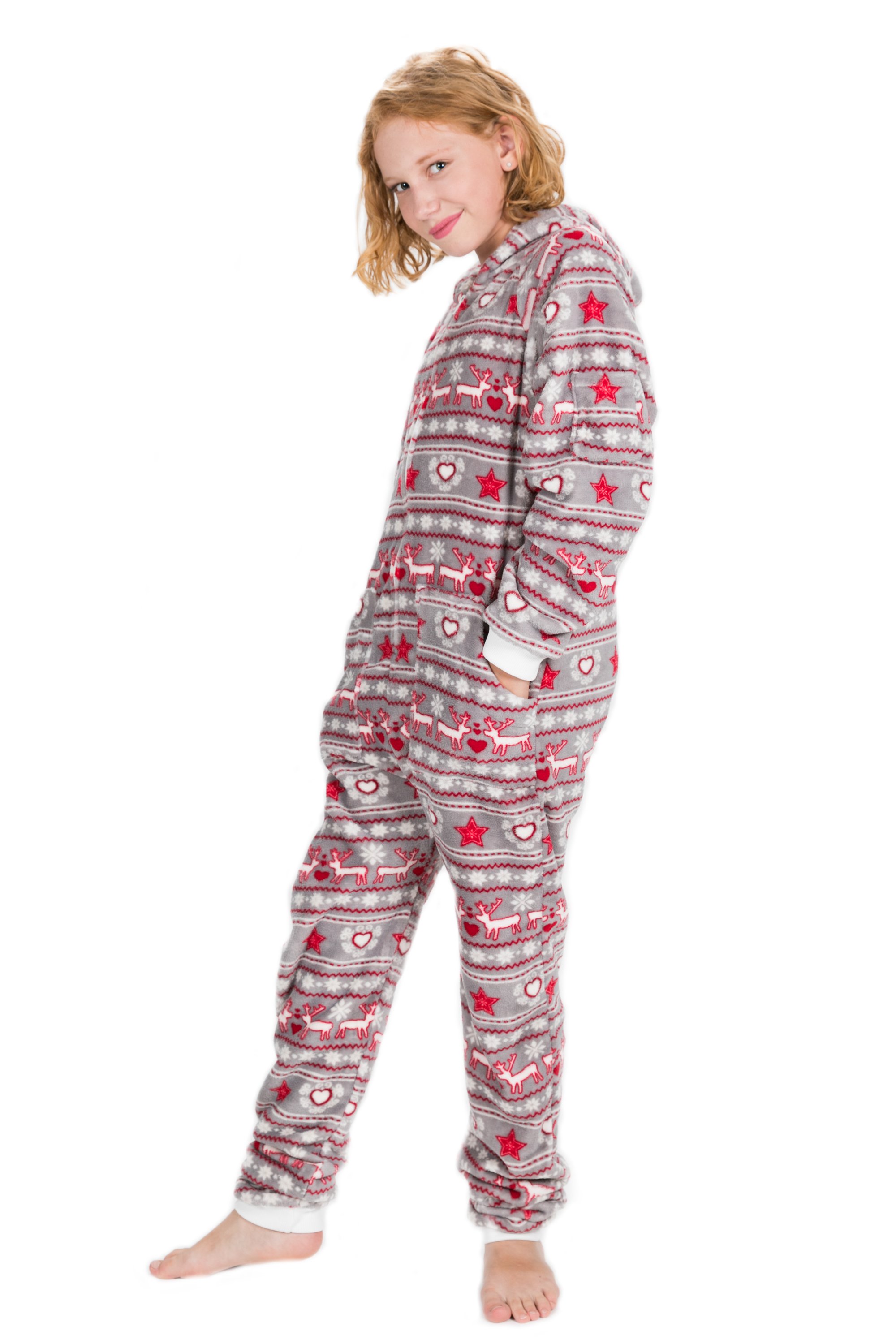 Christmas Dream Go-Jamz Kidz: Non-Footed Fleece Jumpsuit - Kajamaz