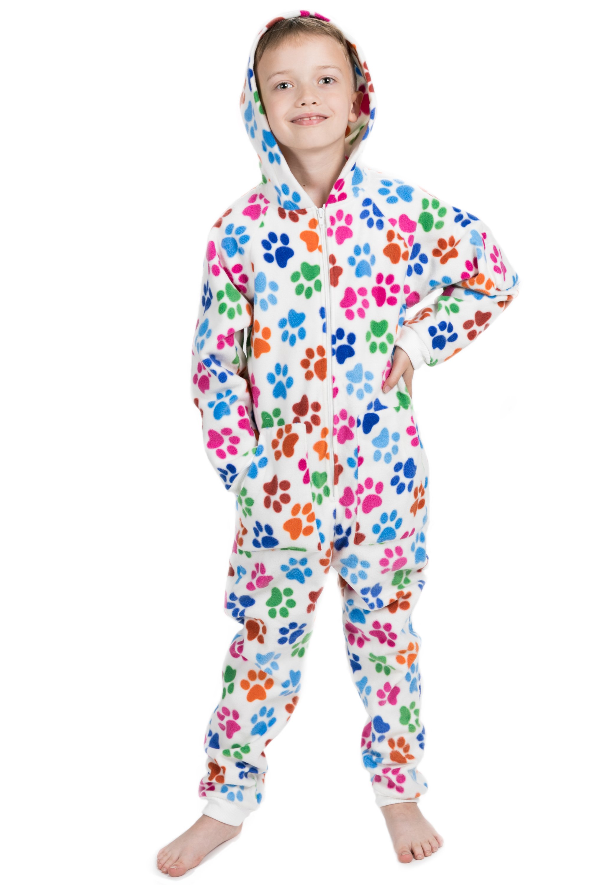 Dog Pawz Go-Jamz Kidz: Non-Footed Fleece Jumpsuit - Kajamaz