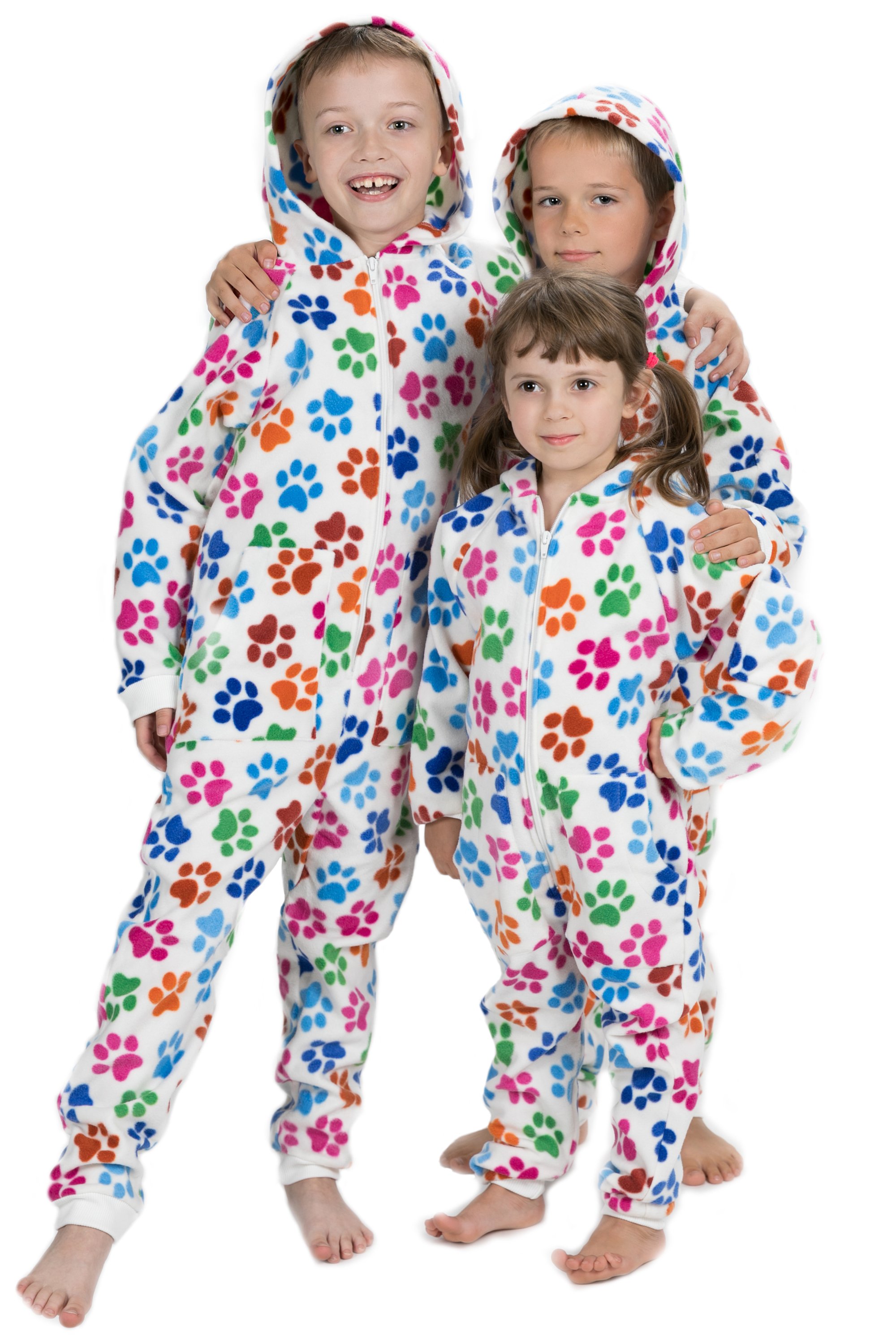 Dog Pawz Go-Jamz Kidz: Non-Footed Fleece Jumpsuit - Kajamaz