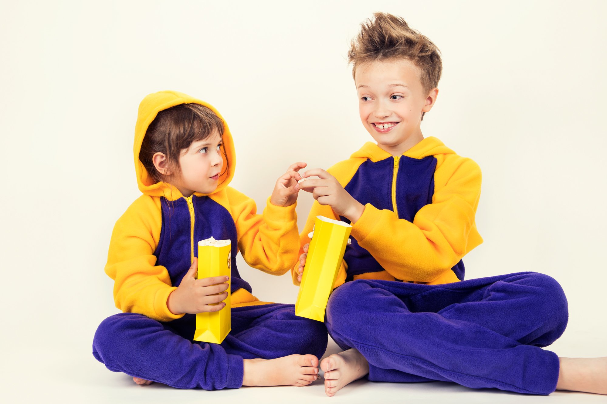Zitronen-Knaller-Go-Jamz Kidz: Einteiliger Jumpsuit für Kinder - Kajamaz